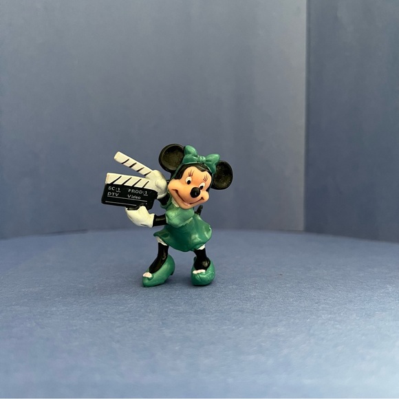 Disney | Other | Minnie Mouse Pvc Figure Director Film Clapboard Disney ...